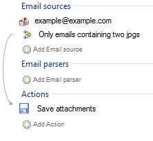 Basic use of a script to filter emails - Email Parser software