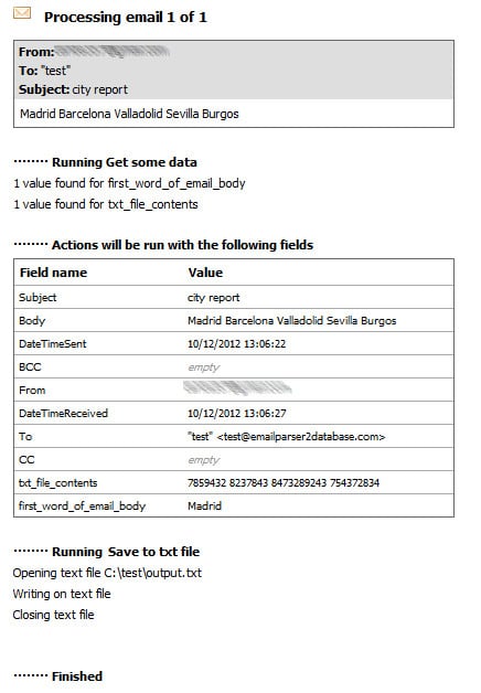 Basic Use Of A Script To Capture Text From An Email Email Parser Software
