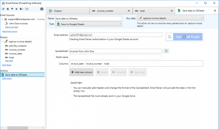 Parsing attached PDF files - Email Parser software Parsing attached PDF files - Email Parser software
